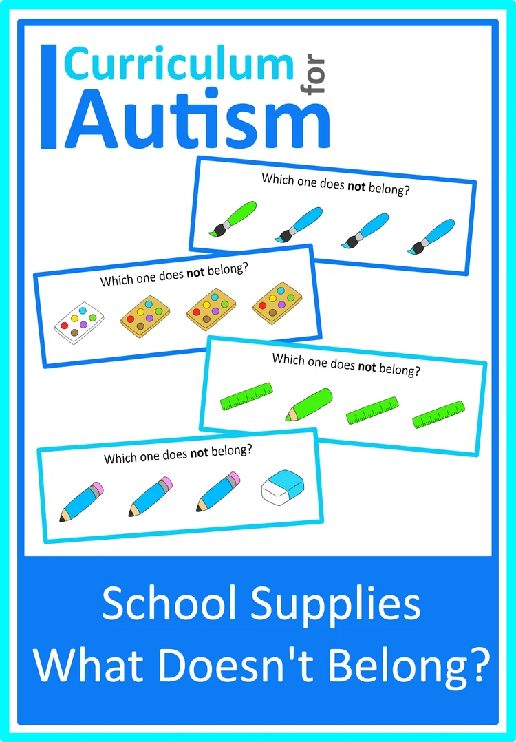 Classifying Household Items in Rooms Worksheets Autism Special ...