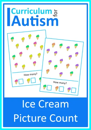 Autism & Special Education Math Worksheets, Cards & Activities for ...