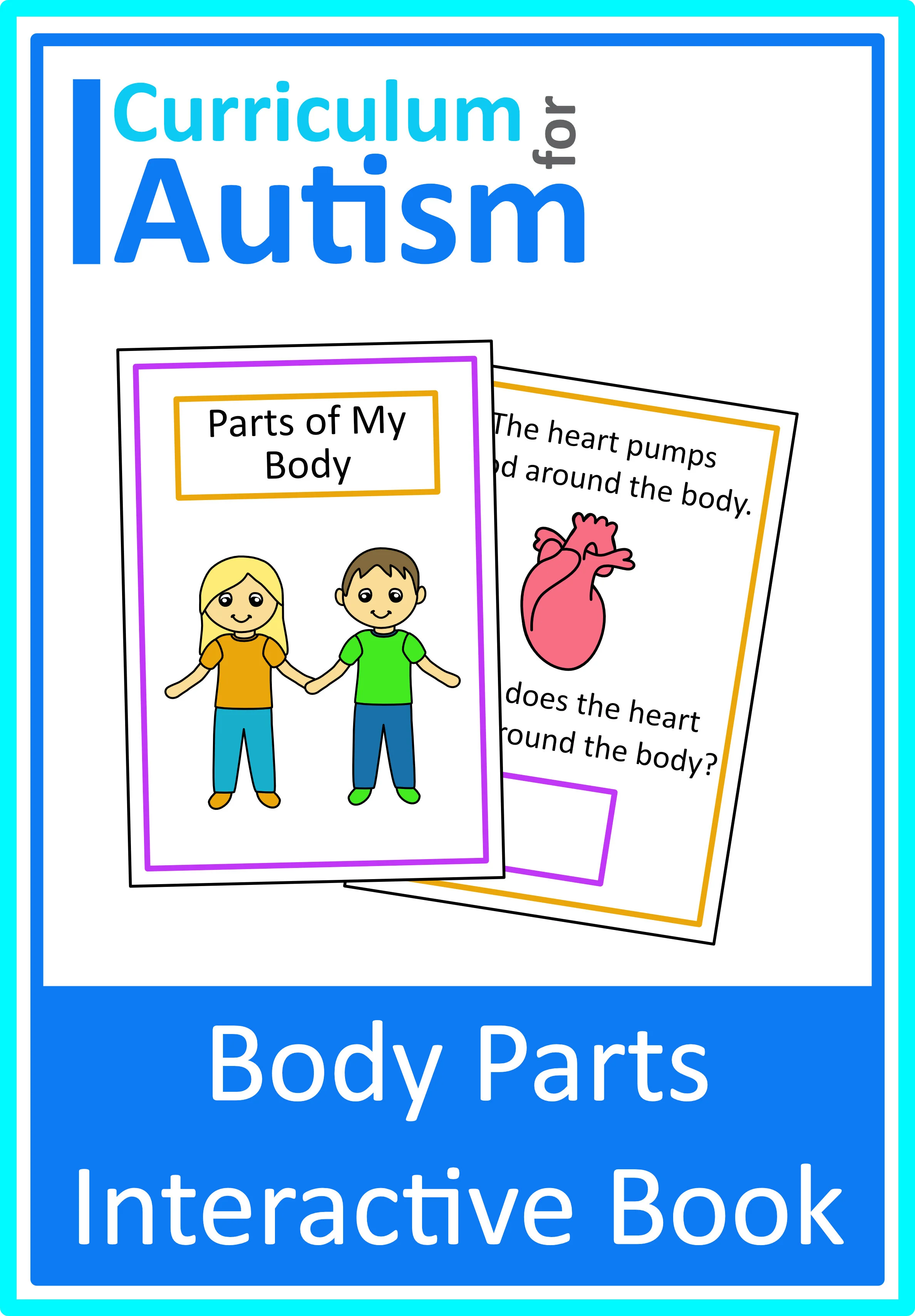 Parts of The Body Interactive Book Autism Special Education Classroom ...