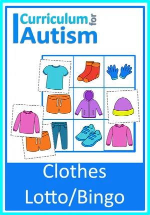 Autism Speech Functional Vocabulary Life Skills Chores Memory Pairs ...
