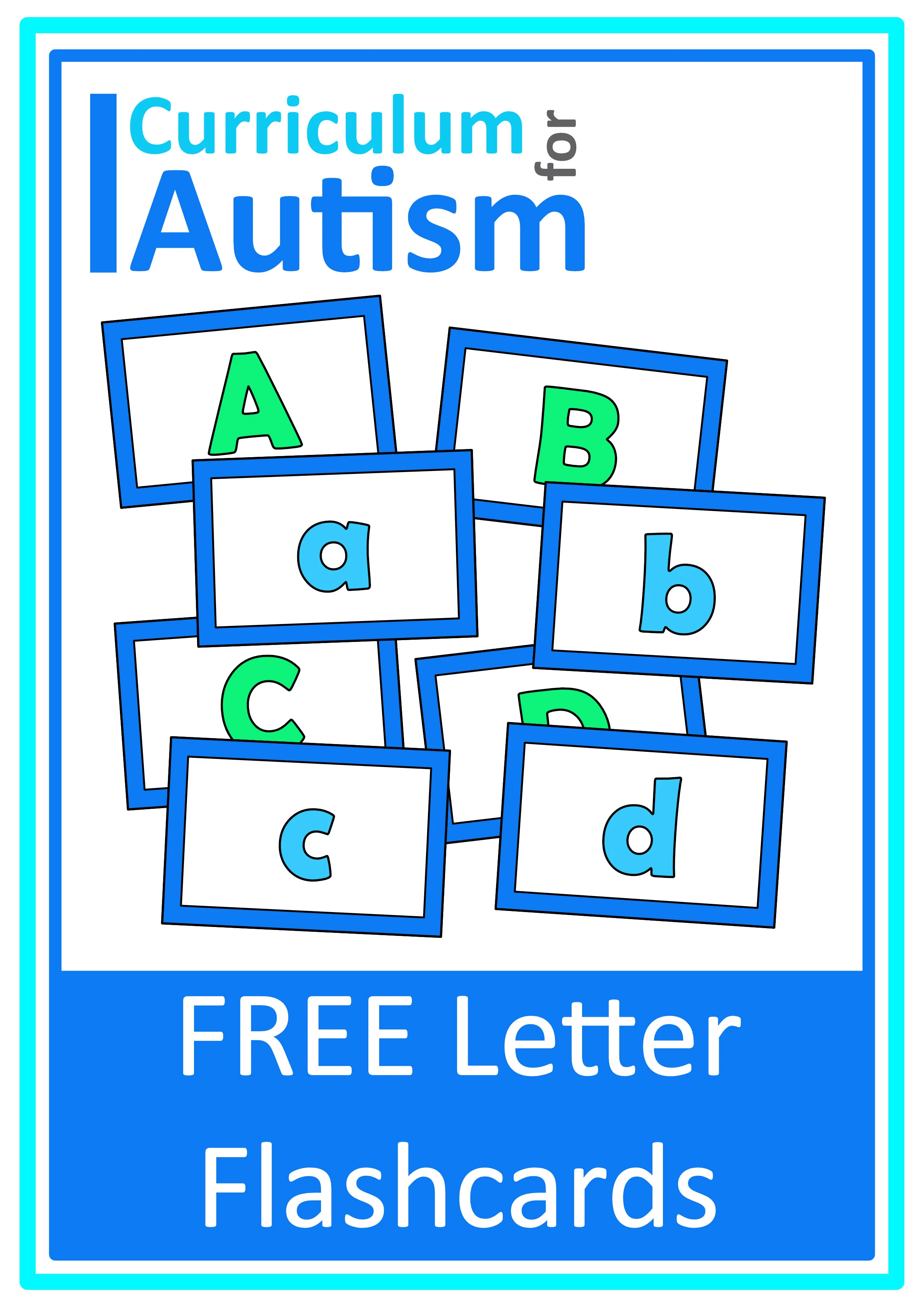 Alphabet Matching Lowercase Letters Clip Cards Autism Special Education ...