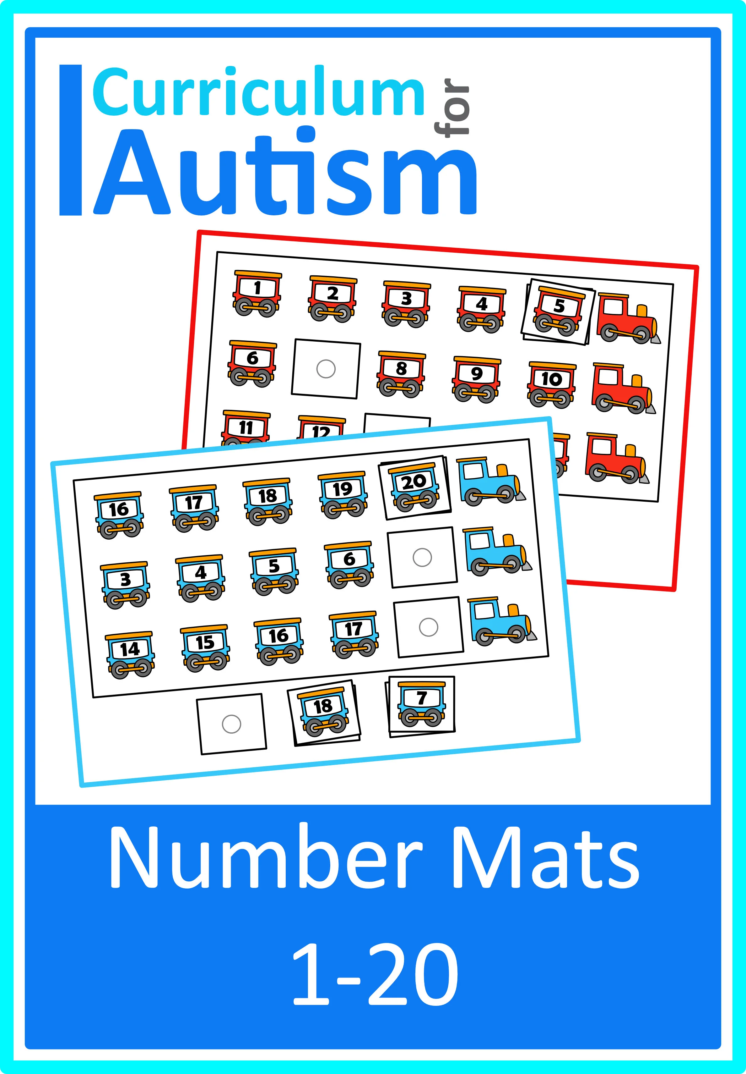 Number Recognition 1-10 Clip Cards Autism Special Education ...
