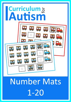 10 Frames Cut & Paste Counting Fish Worksheets Autism Special Education ...