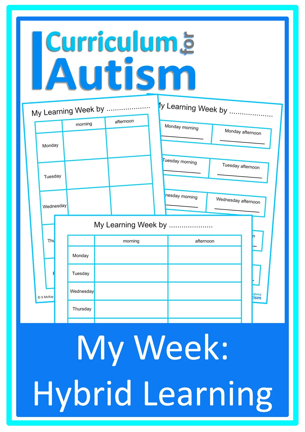 Autism Homeschool Parent Planners, Printable Record Keeping Resources ...