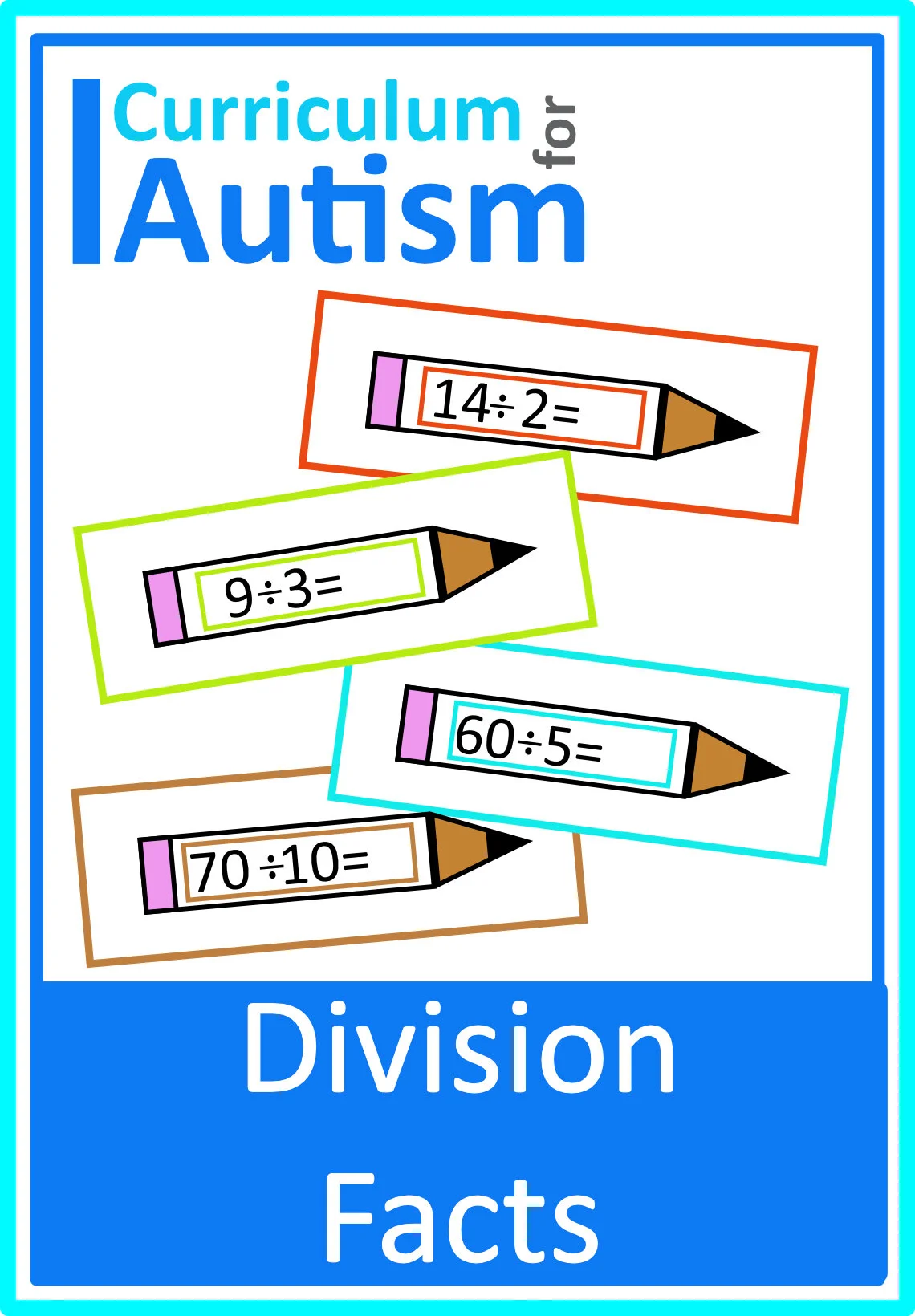 Arrays Multiplication & Division Cut Paste Worksheets Autism Special ...