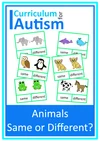 Autism Vocabulary Nouns Yes or No Picture Task Cards Special Education ...