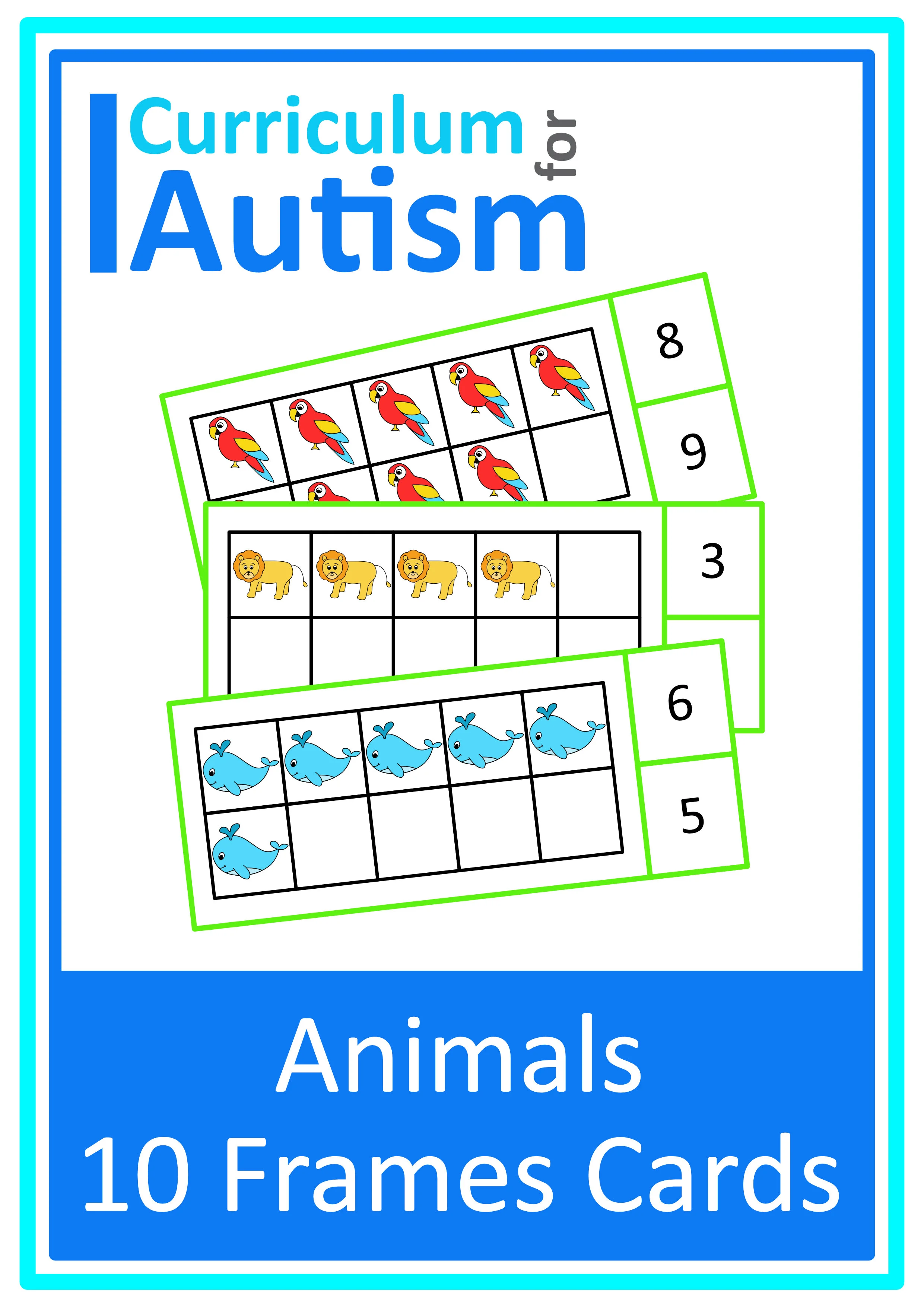 Count to 10 in Arrays Worksheets Autism Special Education Resource Room ...