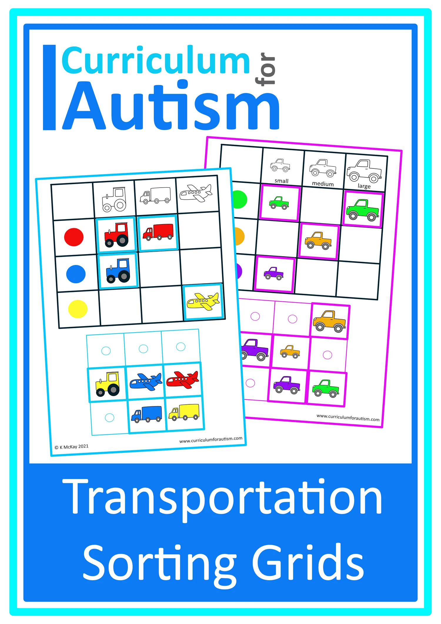 Identical Matching Shapes & Colors Printable Activities Autism Special ...