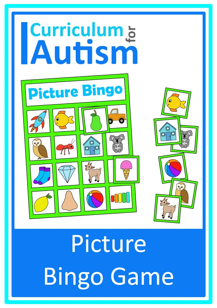 Autism Speech & Language Robots Memory Pairs Match Game Special Ed ...