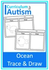 Trace & Draw Animal Faces Worksheets Autism Special Education Classroom ...