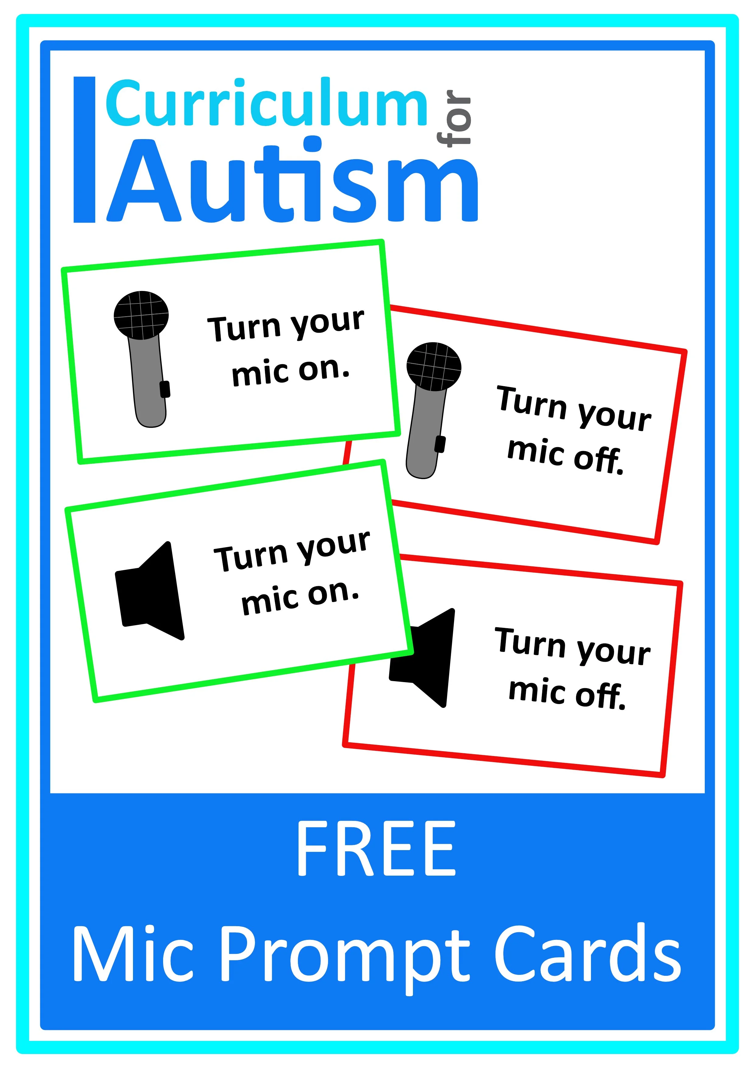 Autism Social Skills Turn Taking Visual Prompt Cards Special Education ...