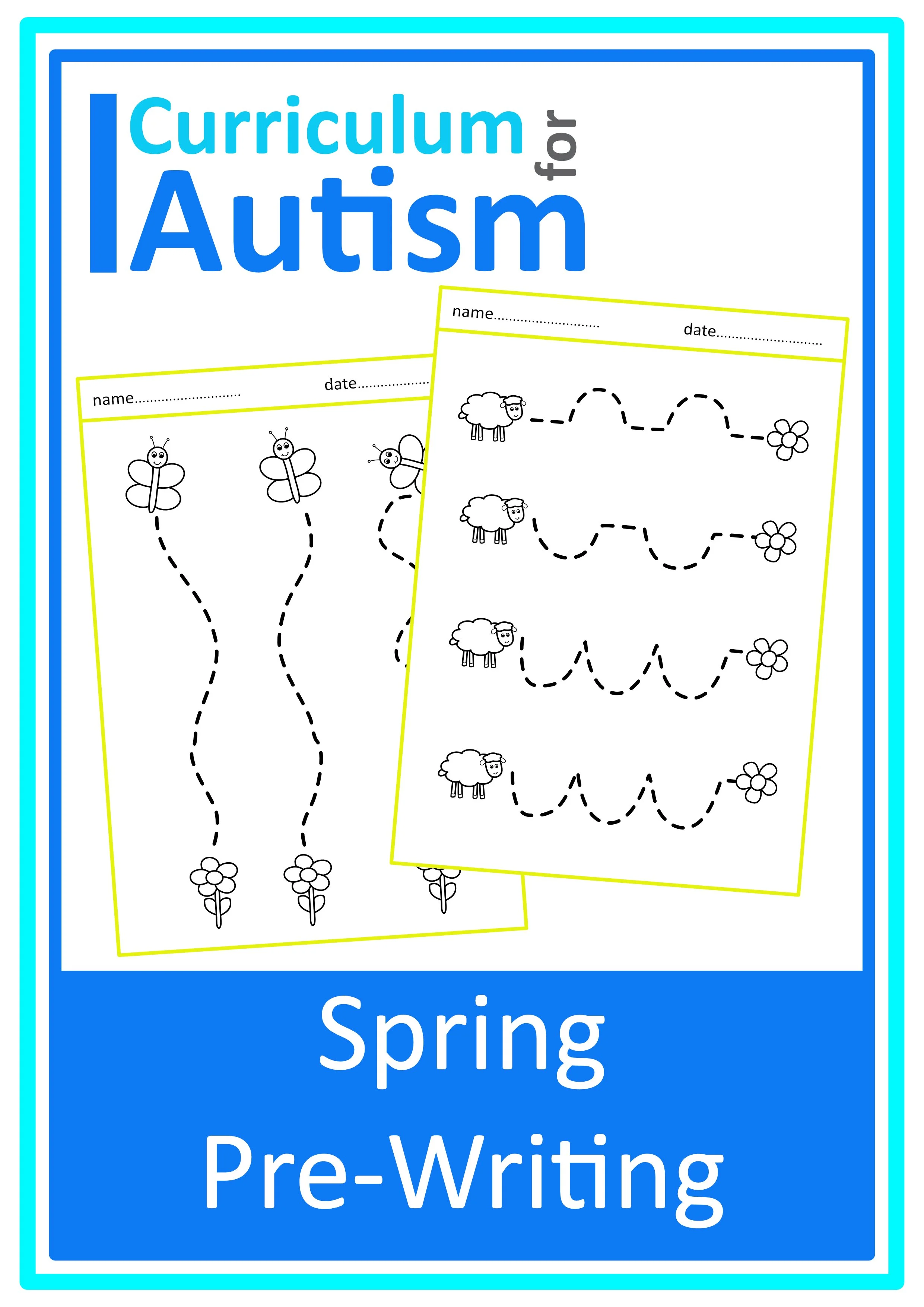 Autism & Special Education Fine Motor Pencil & Scissor Skills printable ...