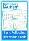 Following Directions Reading Color Words Worksheets Autism Special ...