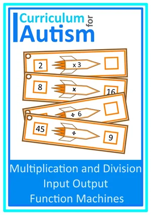 Properties of Multiplication Visual Notes Worksheets Autism Special ...
