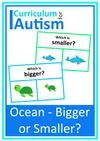Autism Speech & Language Bigger Or Smaller Comparative Adjectives Task ...