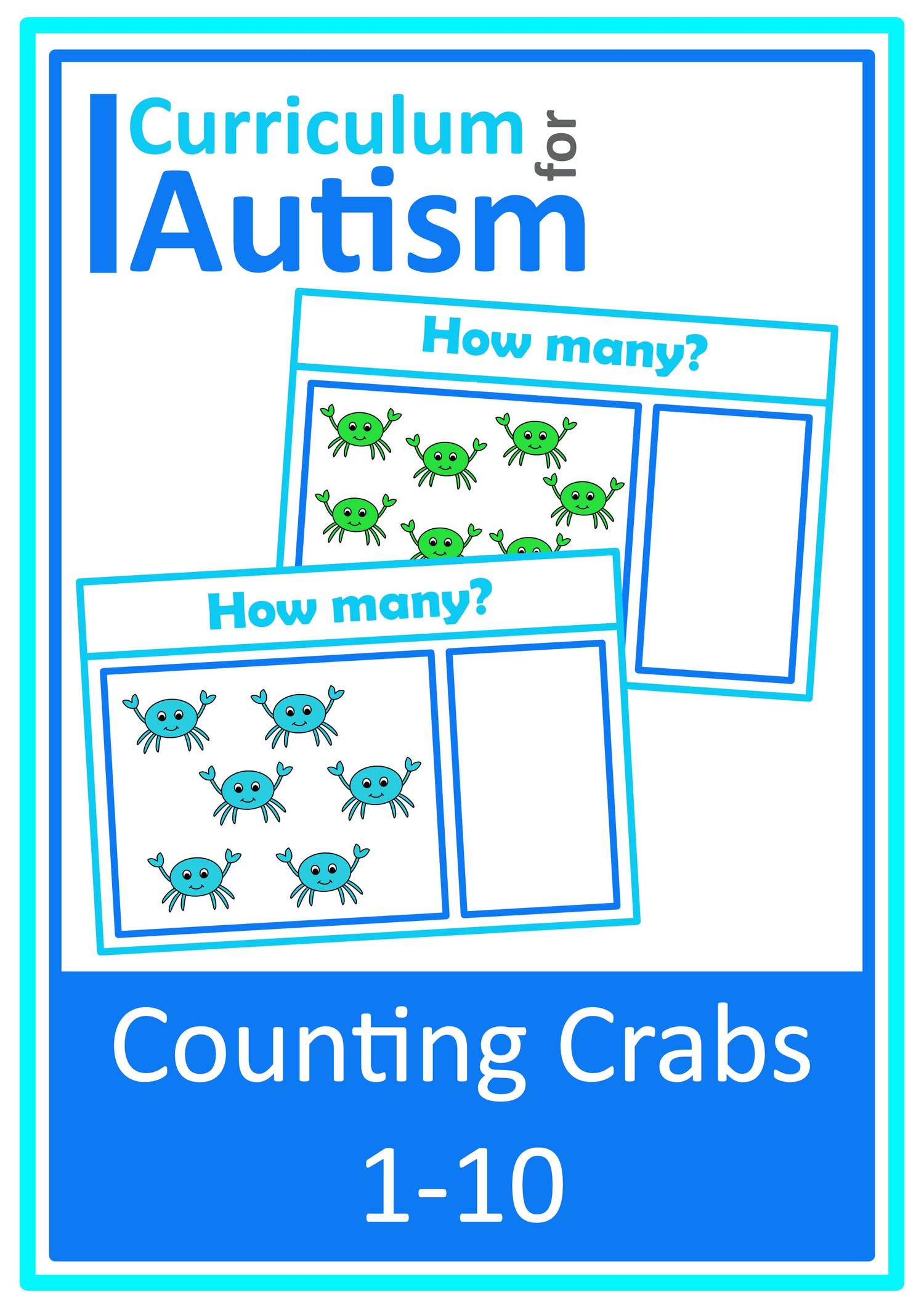 Autism & Special Education Math Worksheets, Cards & Activities for ...