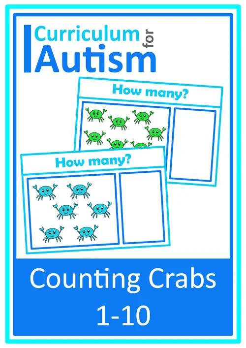 Autism & Special Education Math Worksheets, Cards & Activities for ...