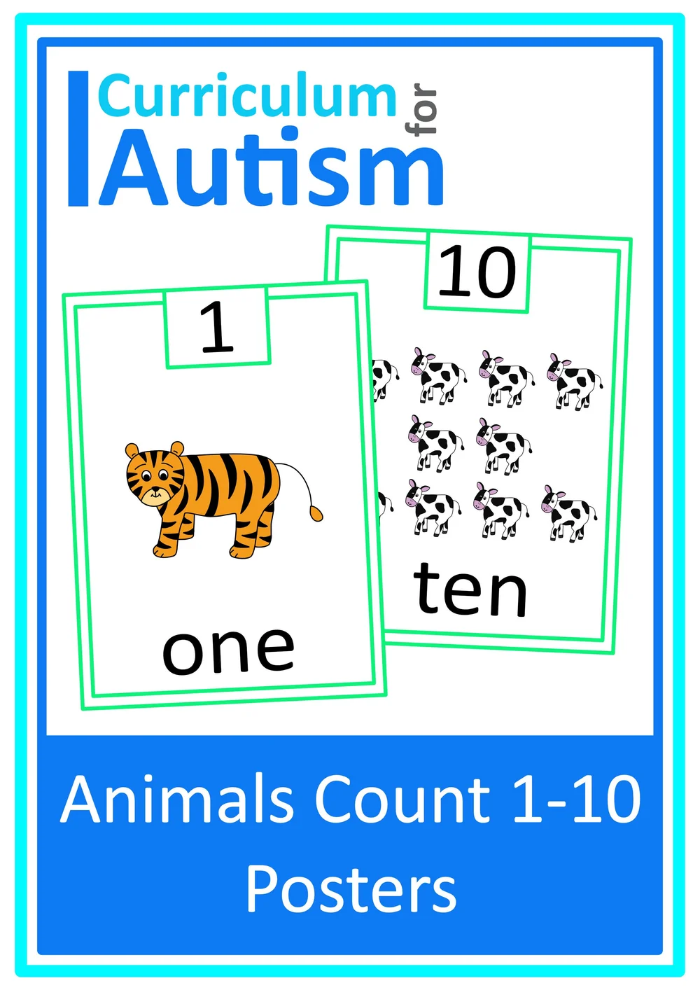 Words for Numbers to 100 Worksheets & Cards Autism Special Education ...