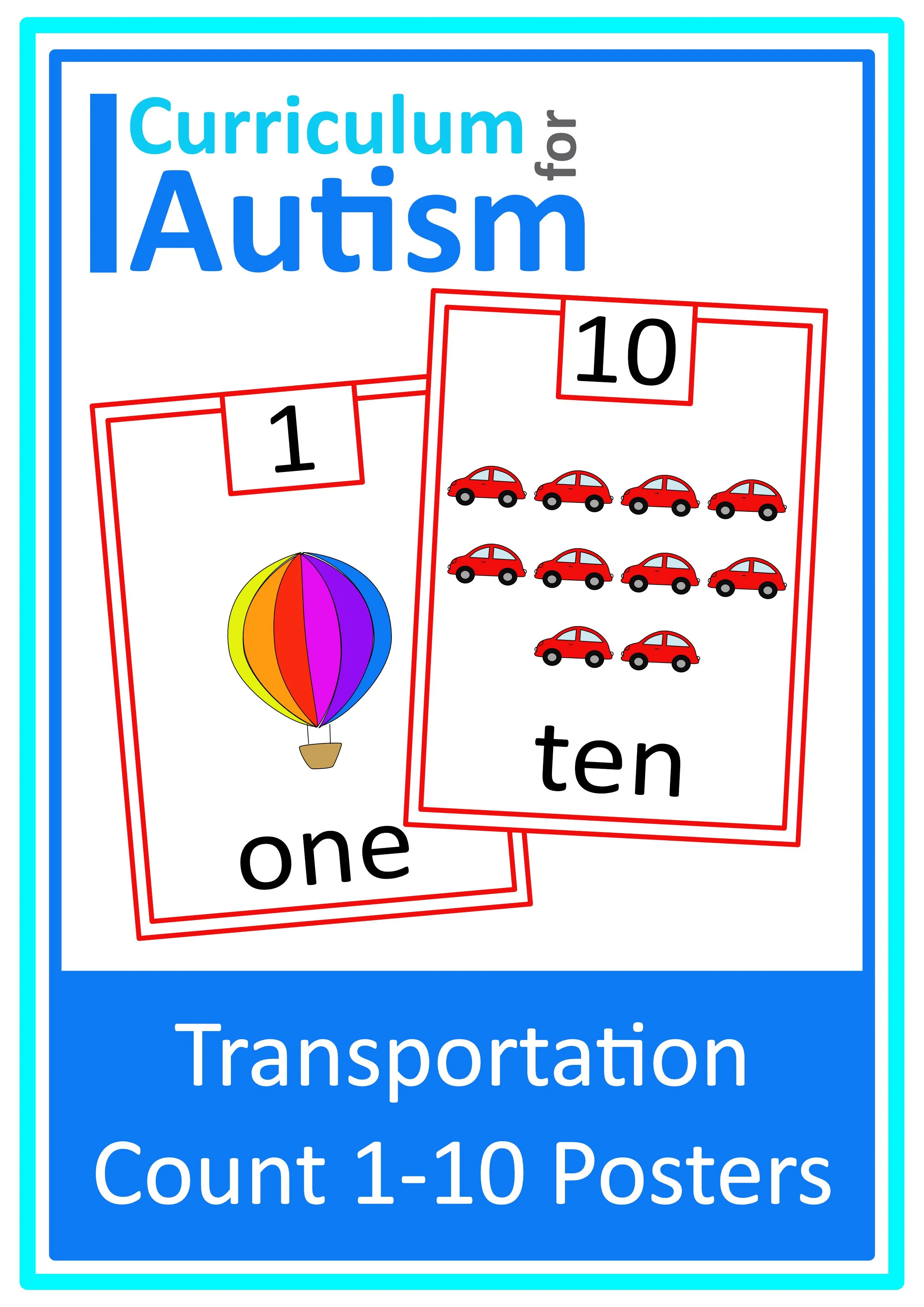 Skip Counting in 10s Worksheets Autism Special Education Resource Room ...