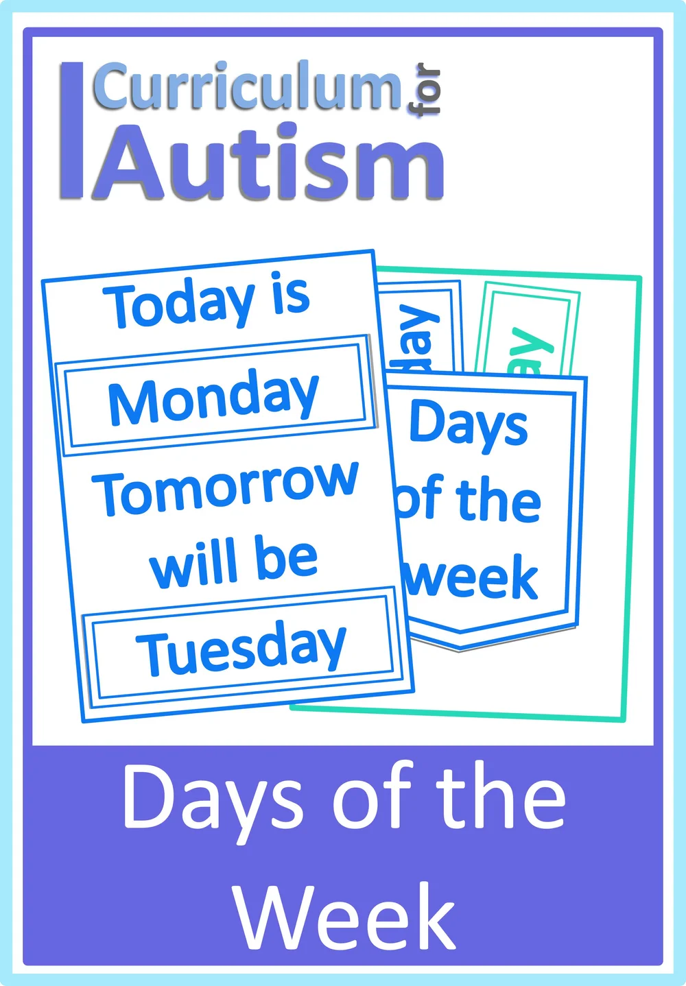 Writing Days of the Week & Months of the Year Worksheets Autism Special ...