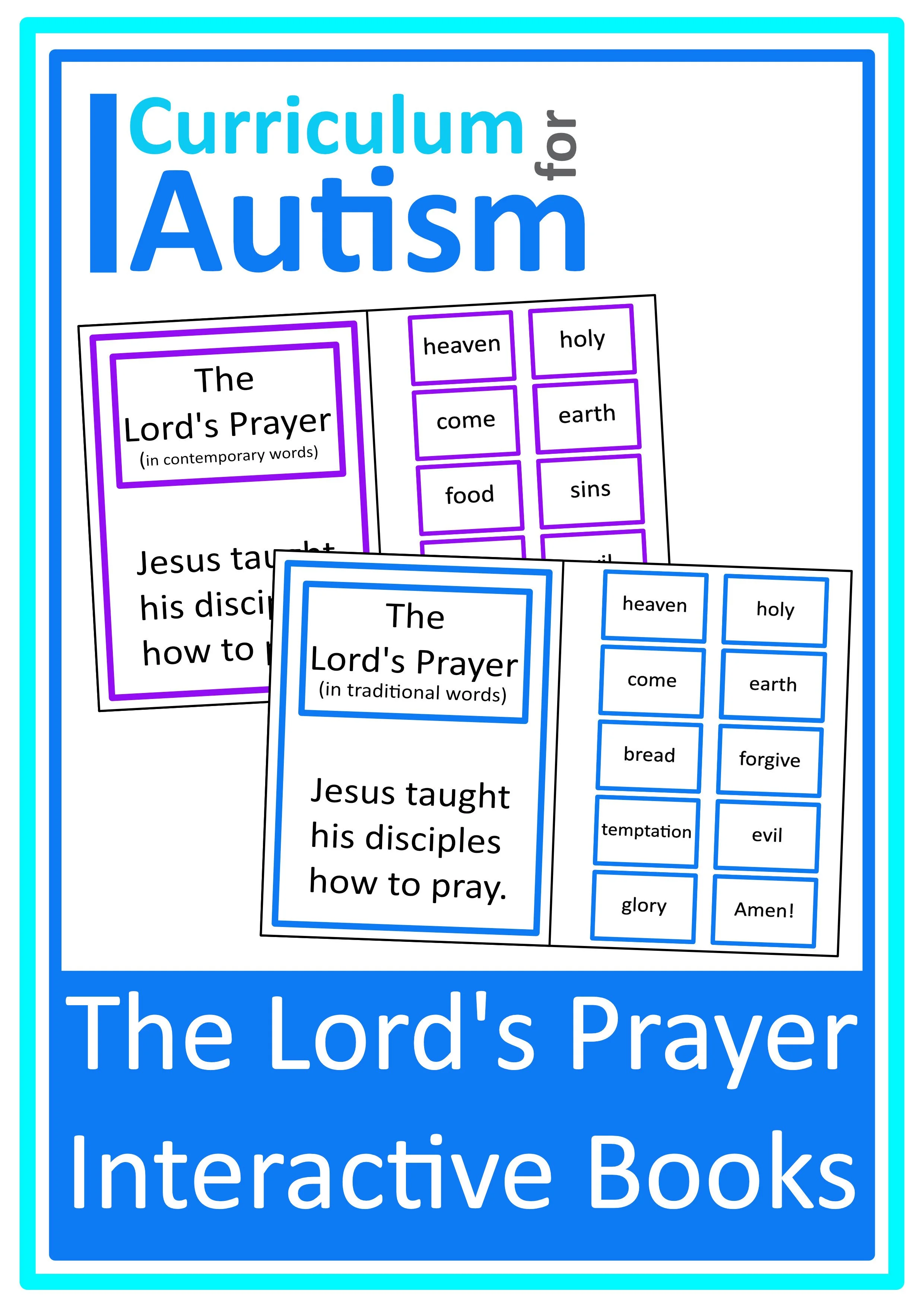 Autism & Special Needs Kids' Ministry Sunday School Bible resources for ...