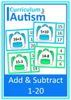 Addition 10-20 Worksheets Autism Special Education Resource Room ...