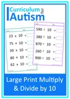 Arrays & Equal Groups for Multiplication Worksheets Autism Special ...