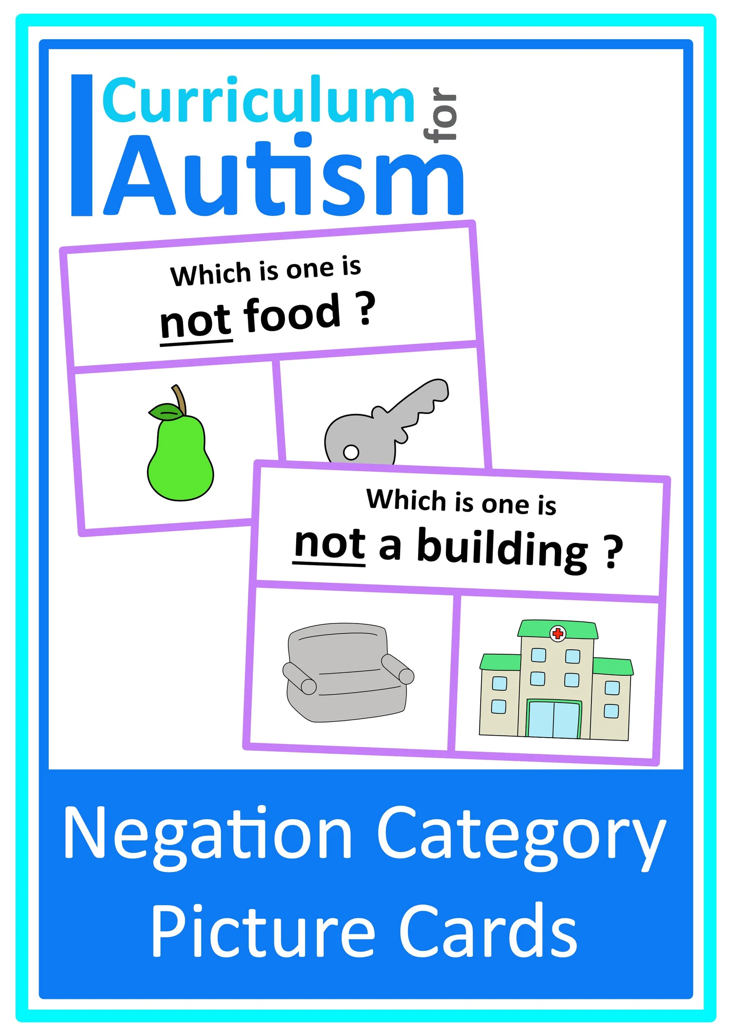 Big or Small Picture Cards Special Education Self Contained Class ...