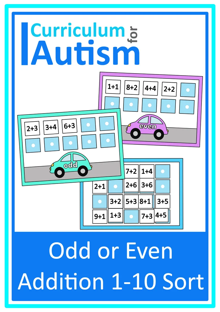 Number Lines Counting 10-20 Worksheets Autism Special Education ...