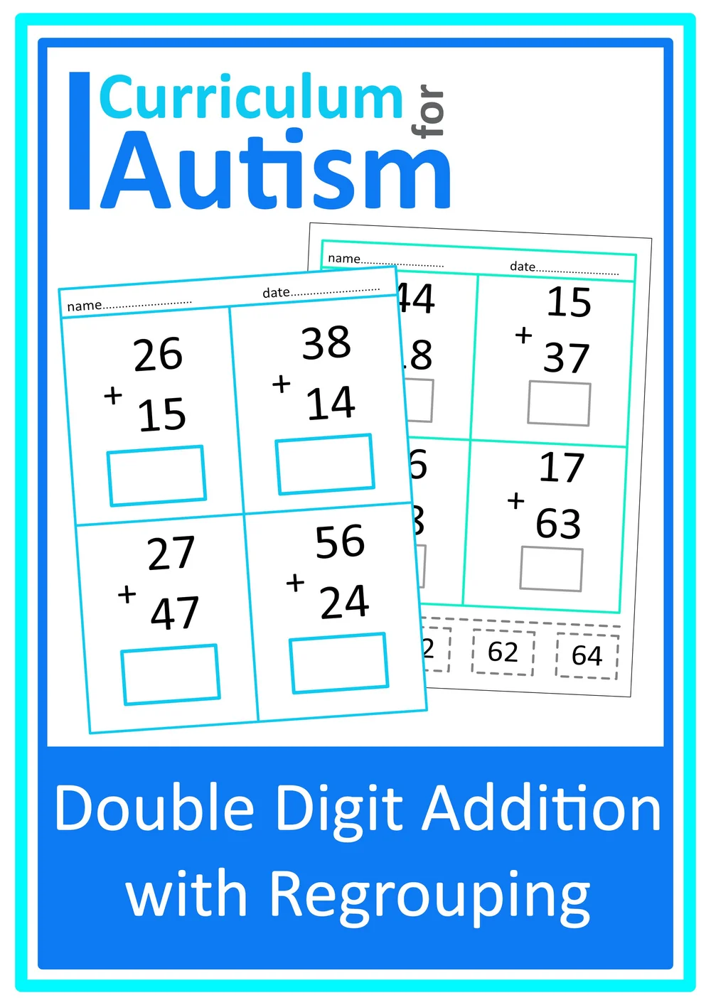 Regrouping Worksheets 2 Digit Subtraction No Regrouping Column