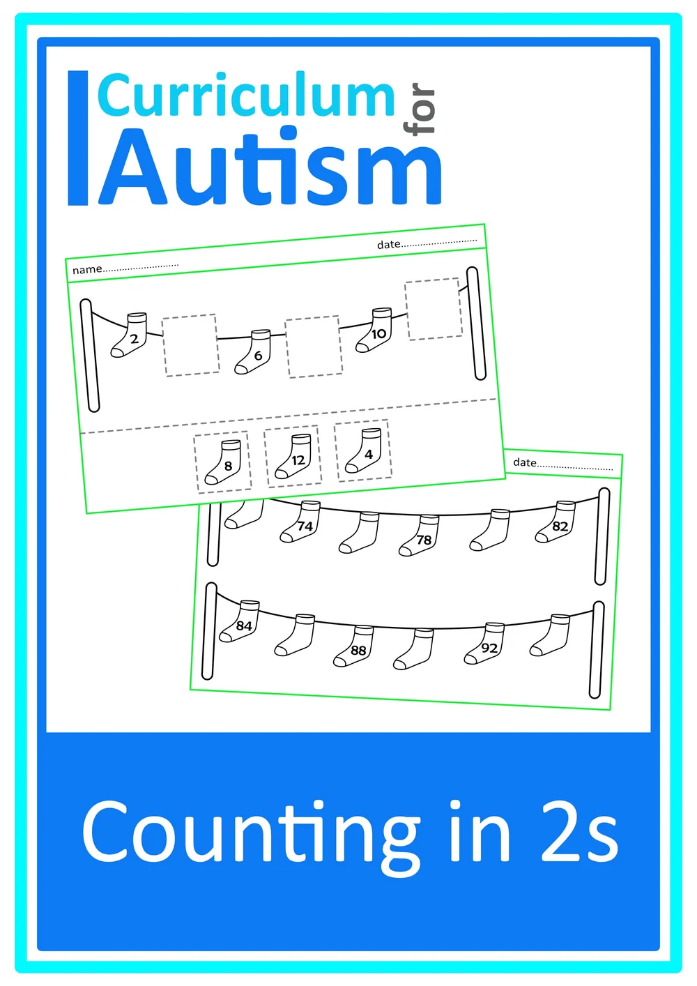 Winter Count 1-10 Autism Special Education Self Contained Class ...