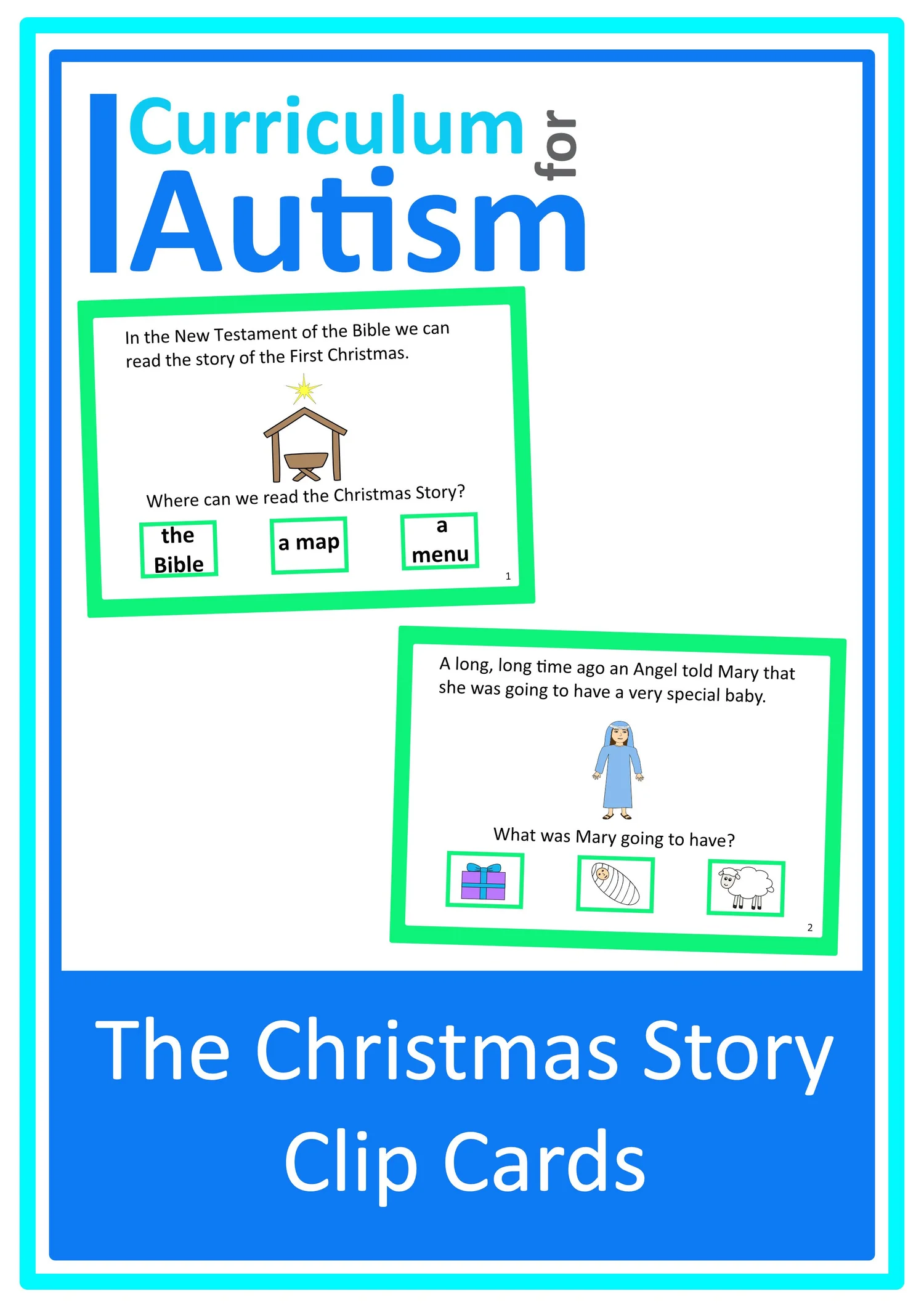 Autism & Special Needs Kids' Ministry Sunday School Bible resources for ...