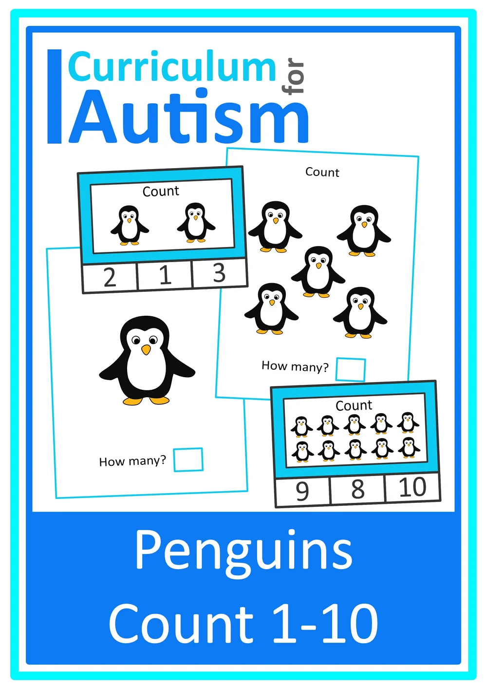Printable Math Activities for students with autism & special education ...
