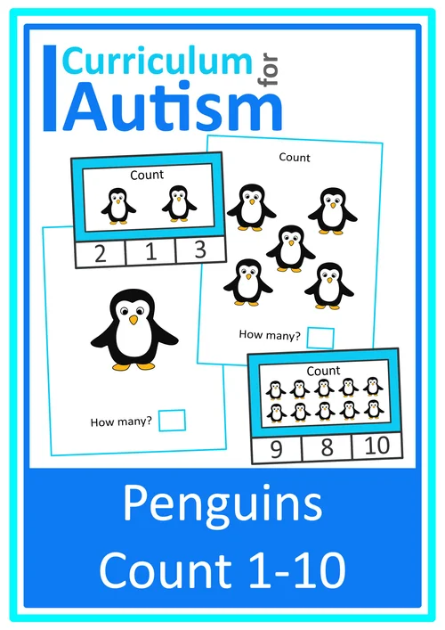 Printable Math Activities for students with autism & special education ...