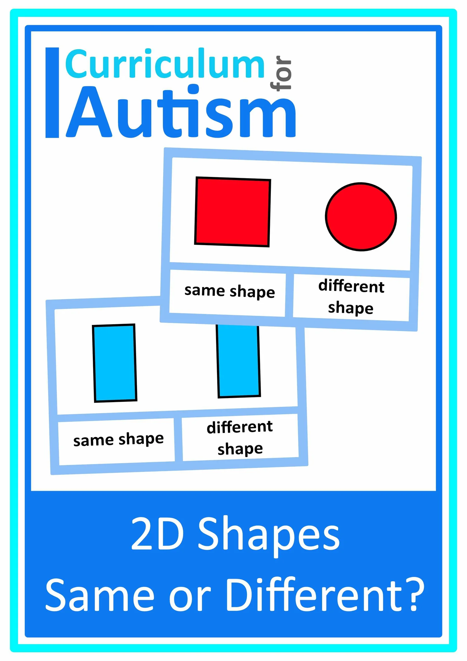 Lines of Symmetry Drawing Shapes Worksheets Autism Special Education ...