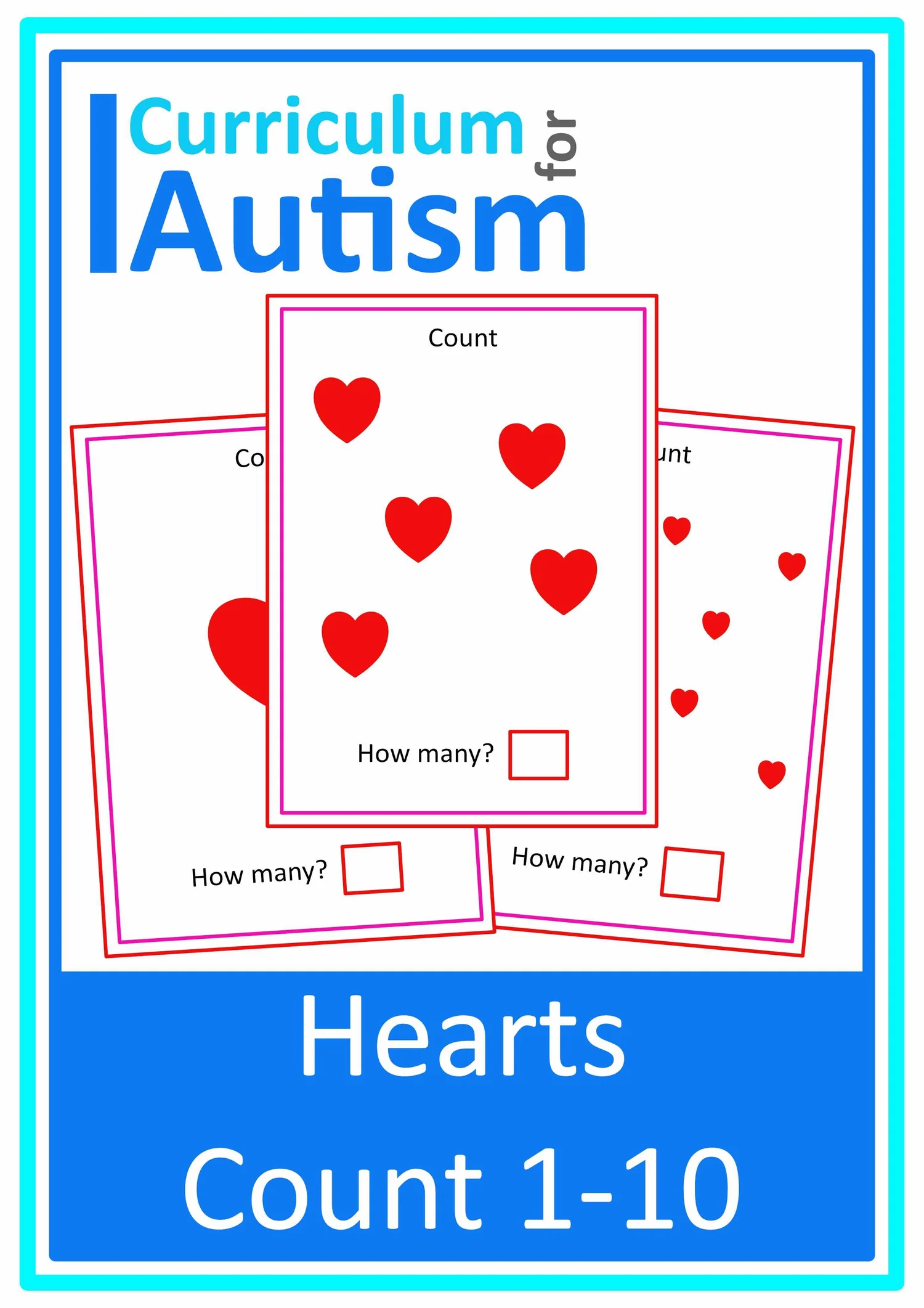 Printable Math Activities for students with autism & special education ...