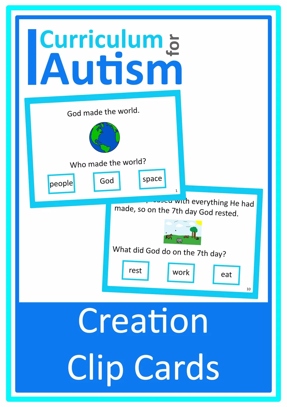 Autism & Special Needs Kids' Ministry Sunday School Bible resources for ...