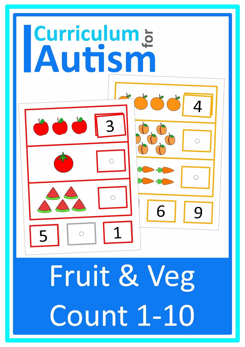 1-to-1 Correspondence Count to 10 Robots Autism Self Contained Special ...
