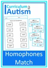 Parts of a Whole Vocabulary Sort Worksheets Autism Special Education ...