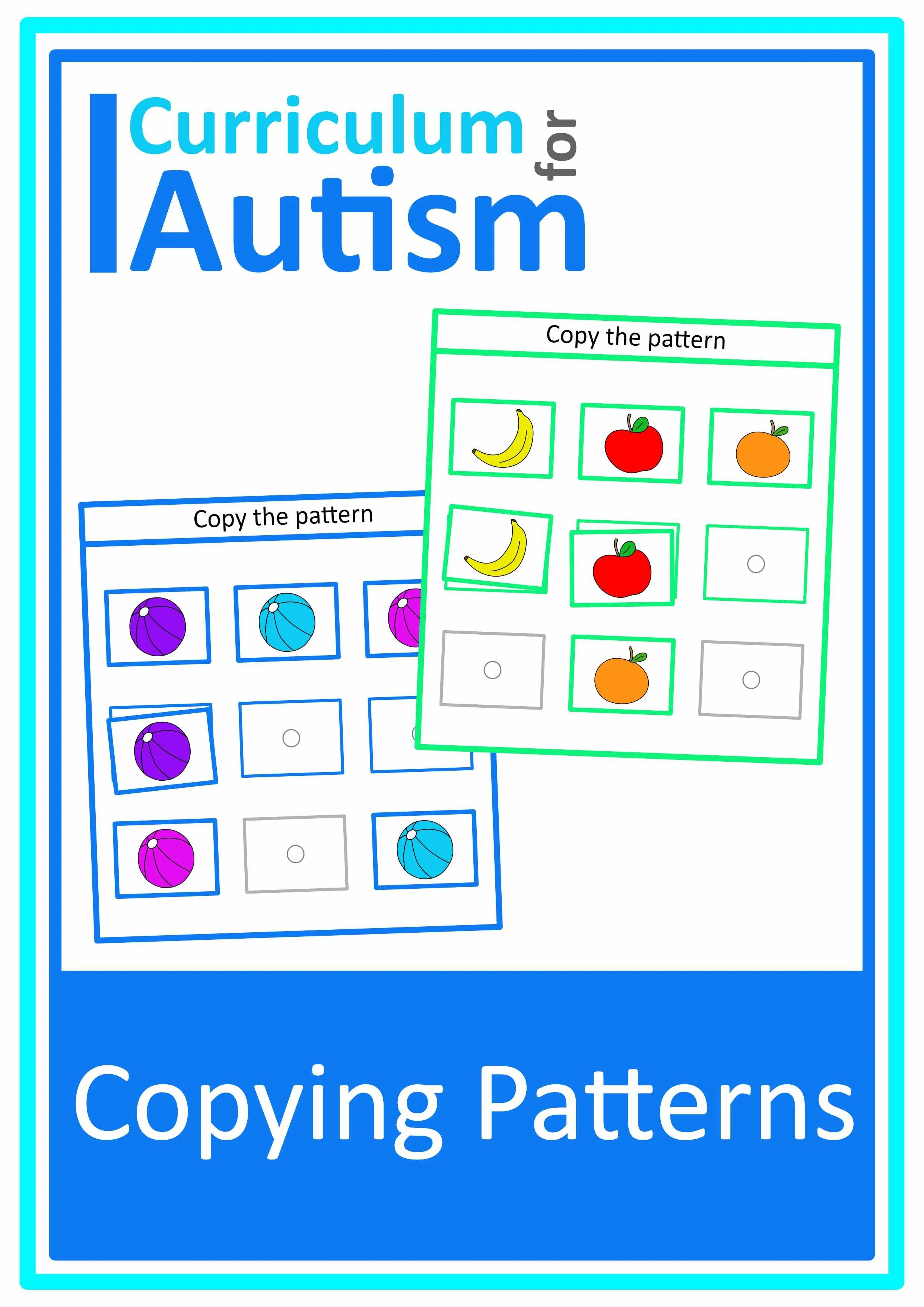 Simple Color Sort Mats Autism Special Education Self Contained ...