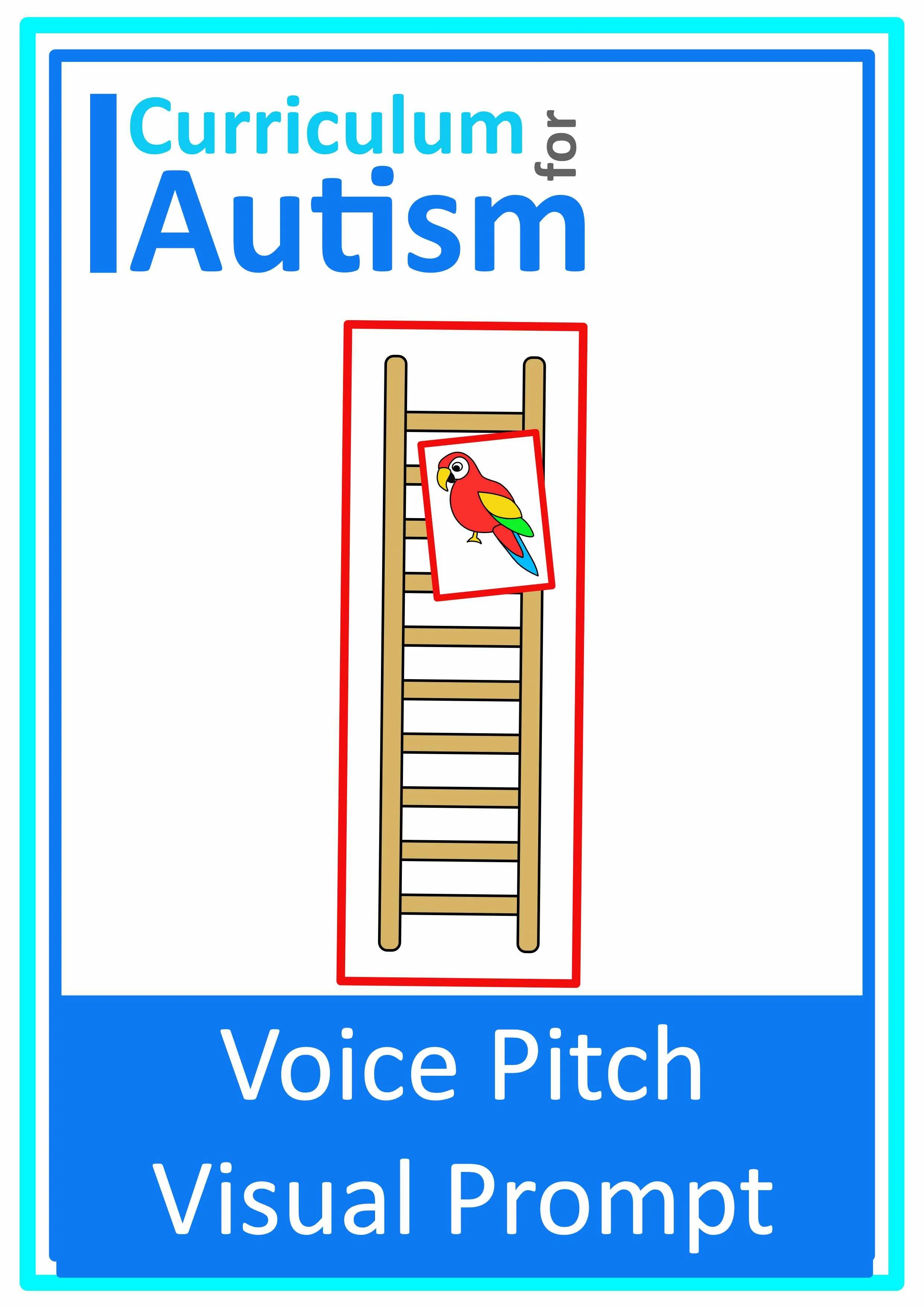 Autism Voice Volume Visual Prompt Special Education Speech Therapy ABA ...