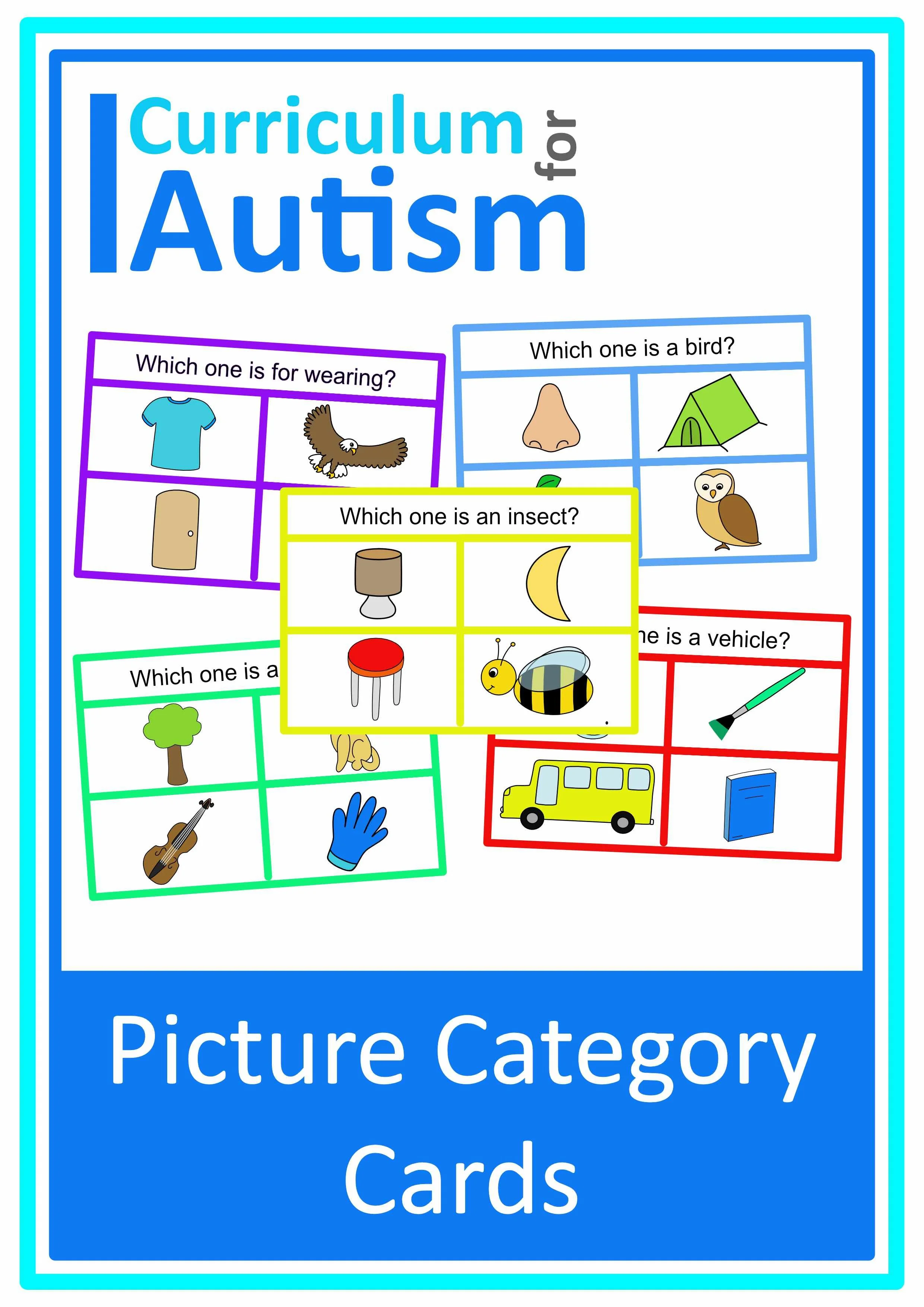 What Doesn't Belong Picture Clip Cards Autism Special Education Speech ...