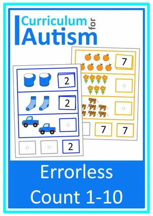 Printable Math Activities for students with autism & special education ...