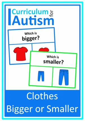 Autism Comparative Adjectives Worksheets Special Education Resource ...