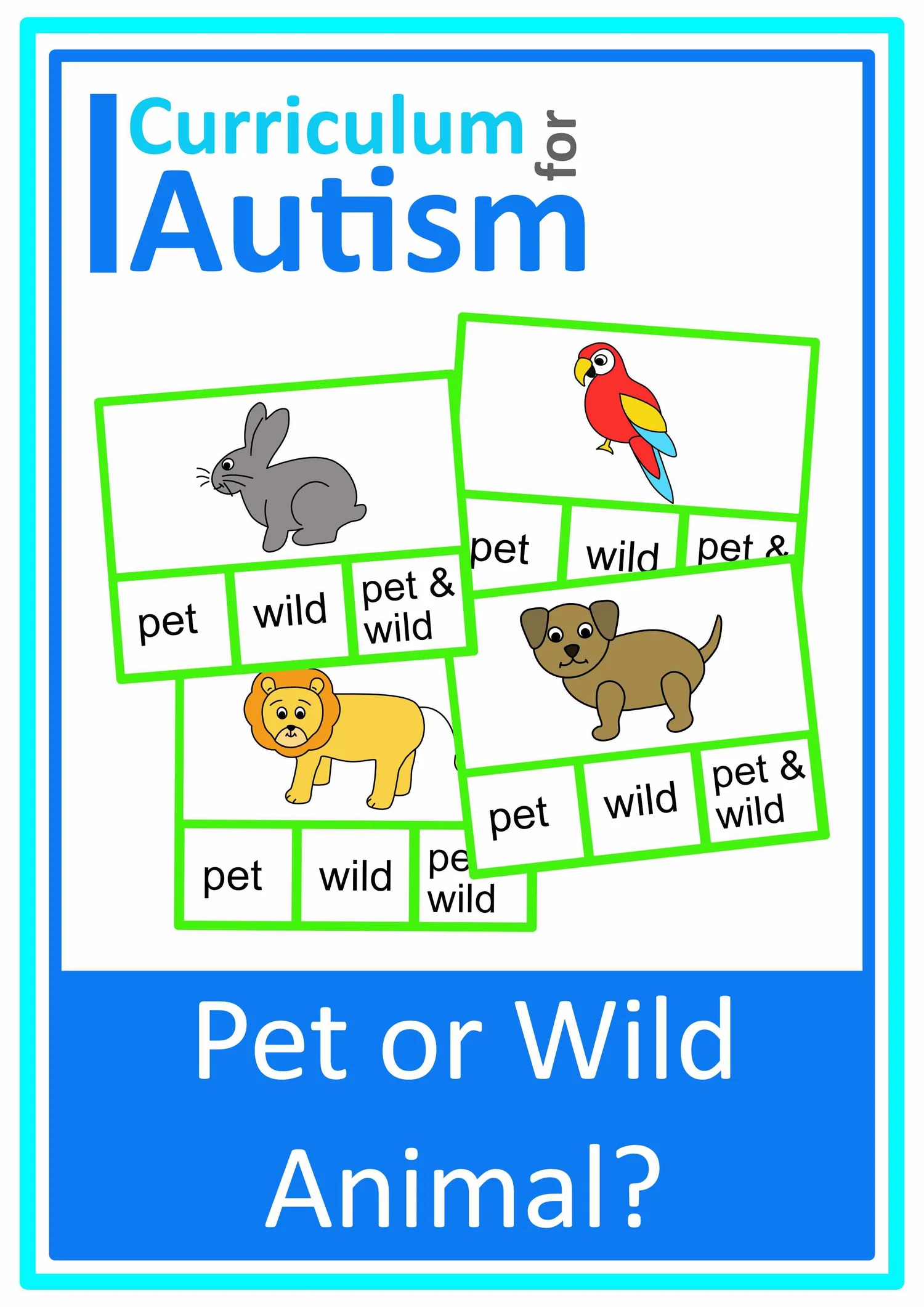Autism Comparative Adjectives Worksheets Special Education Resource ...