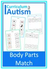 Autism Speech Functional Vocabulary Chores Picture Match Special ...