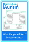 Sentence Level Reading Comprehension Mats Autism Special Education ...