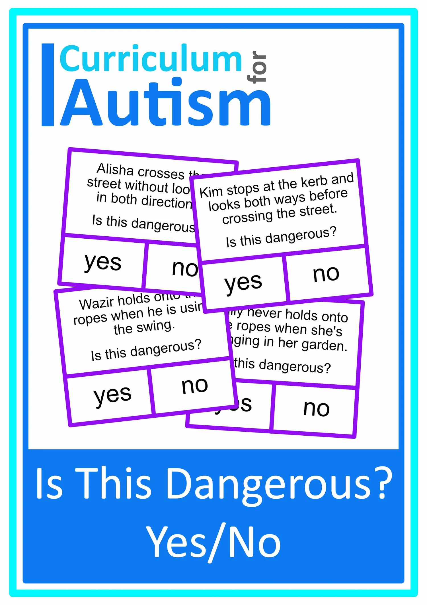 Autism Stop Visual Prompts Behavior Safety Special Education ...