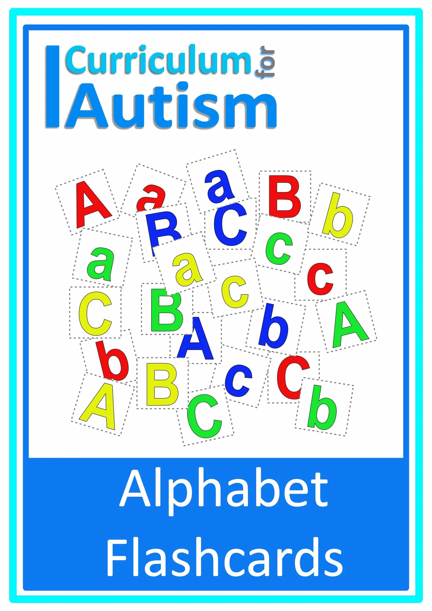 Letters of the Alphabet Match Clip Cards Autism Special Education ...