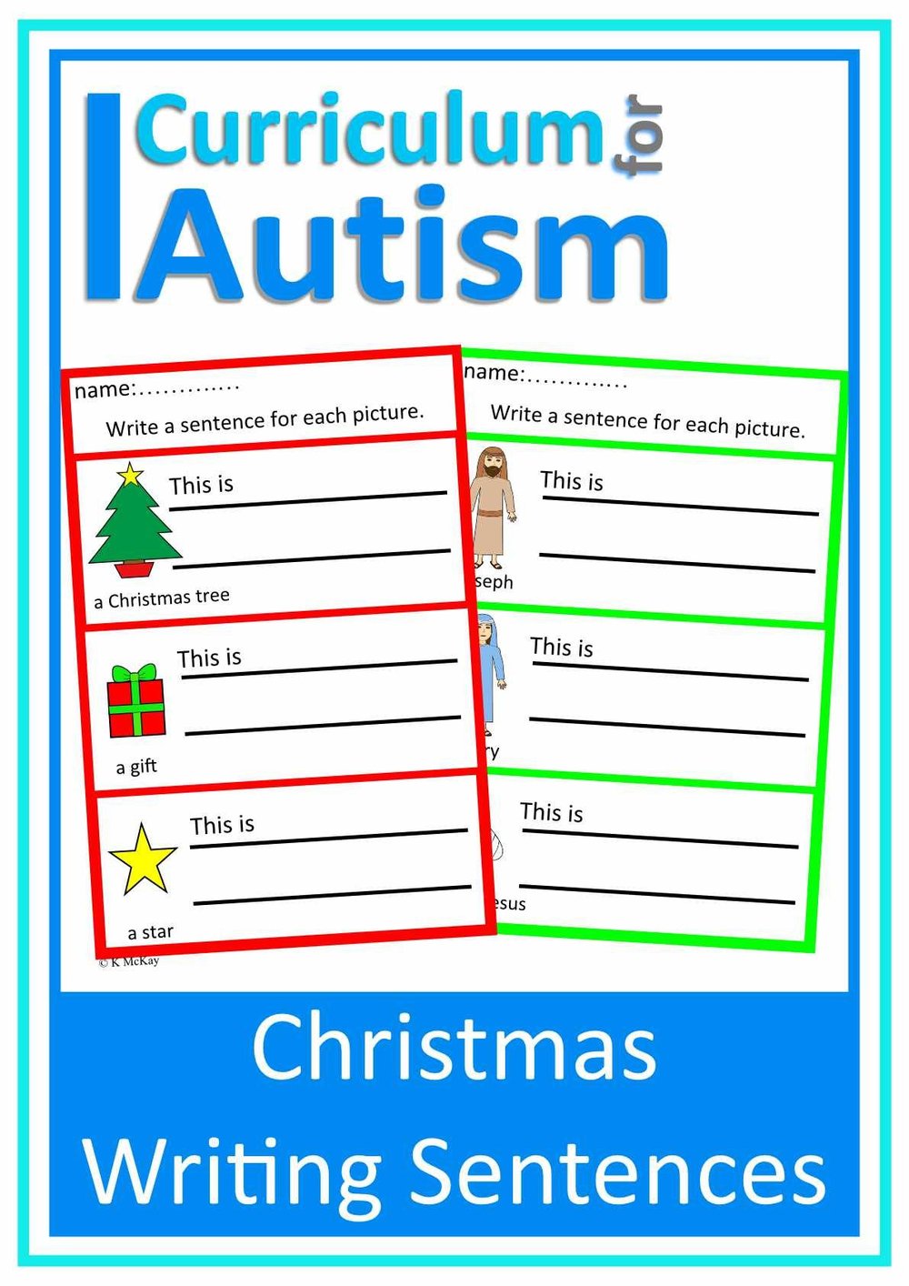 Writing Simple Sentences Sports Worksheets Autism Special Education ...